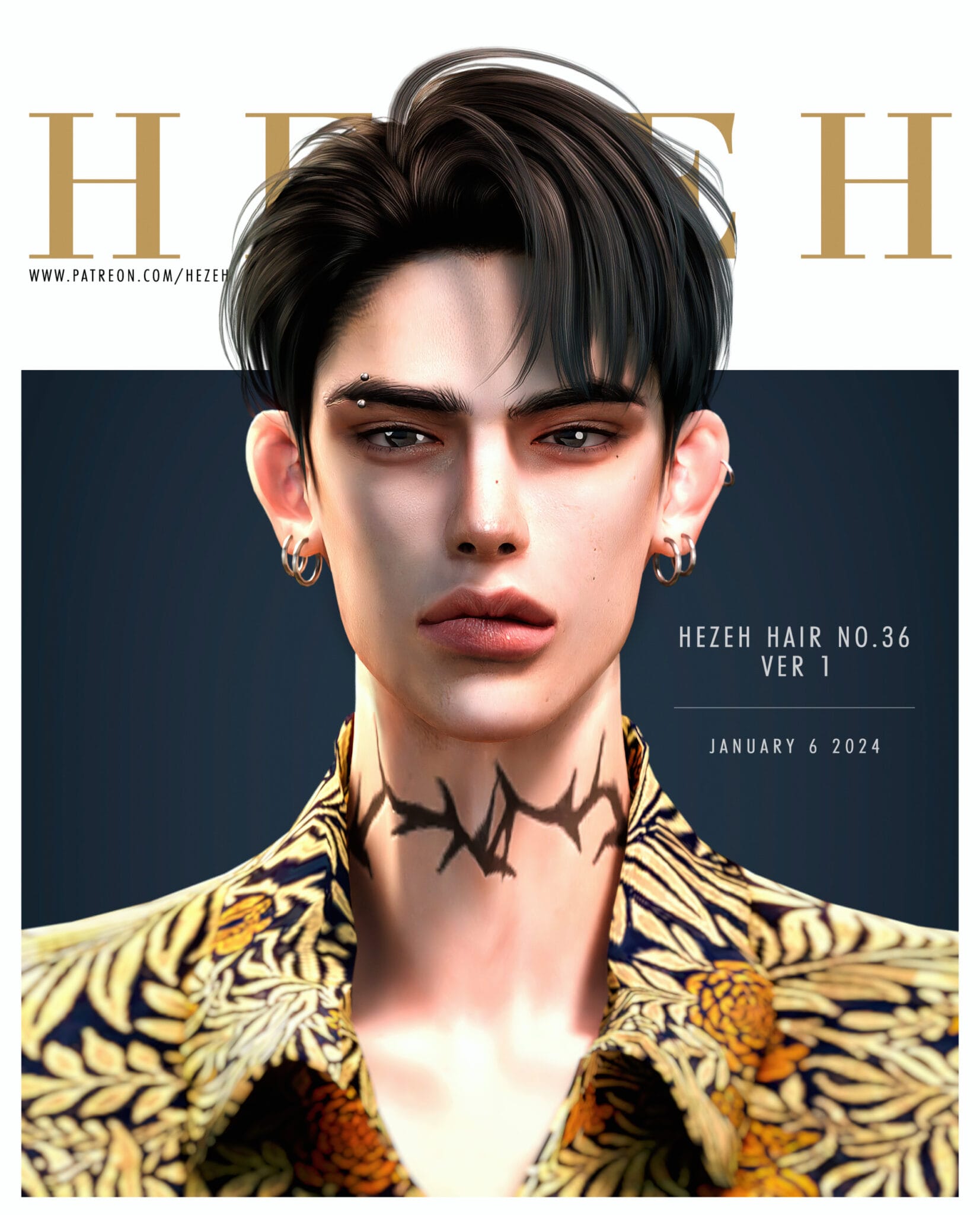 Sims 4 Male Hair CC Packs - The Only Male Hair CC Collection You Need