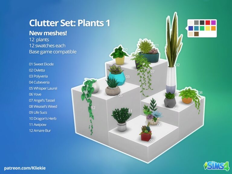Sims 4 Clutter CC - The Best Clutter Finds For Your Game (Functional ...
