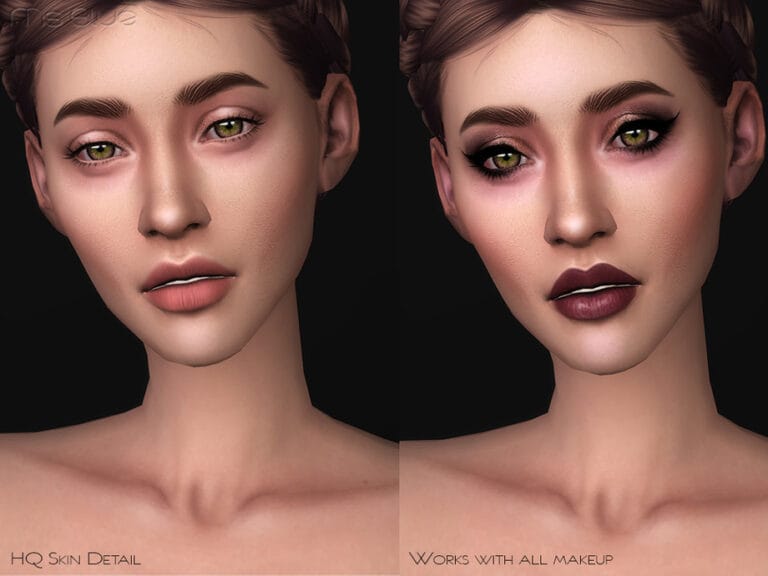 Sims 4 CC Skin Details - Skin Overlays & Skinblends For Stunning Looks