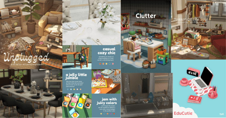 Sims 4 Clutter CC - The Best Clutter Finds For Your Game (Functional ...