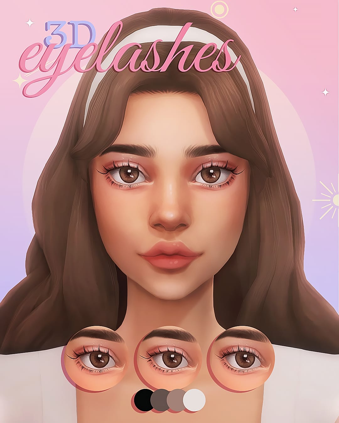 Stunning Makeup CC Packs for Sims 4 - Eyes, Nose, Lips, and Full Face Kits