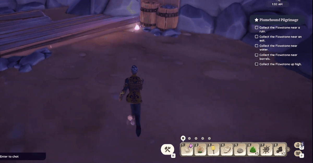 Plumehound Pilgrimage Palia - Tau's Gone Missing & Zeki's Flowstones ...