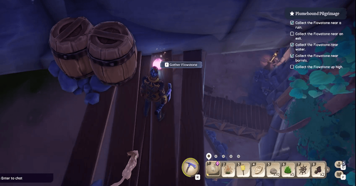 Plumehound Pilgrimage Palia - Tau's Gone Missing & Zeki's Flowstones ...