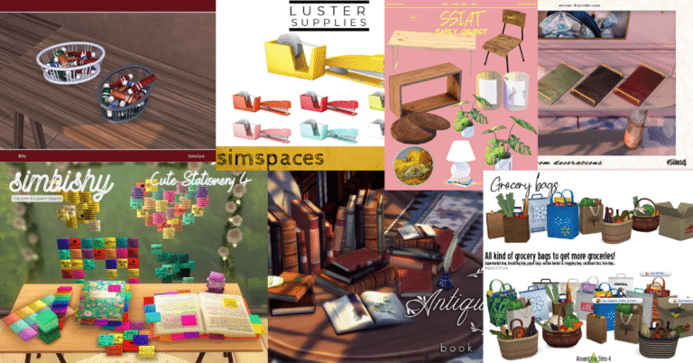 Sims 4 Clutter CC - The Best Clutter Finds For Your Game (Functional ...